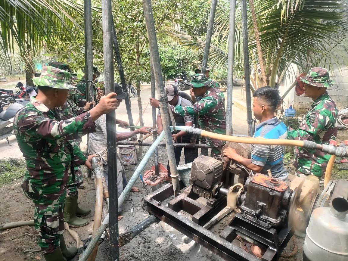 TMMD ke-124 Kodim 0208/Asahan Pacu Pengerjaan Sumur Bor Wujudkan Akses ...